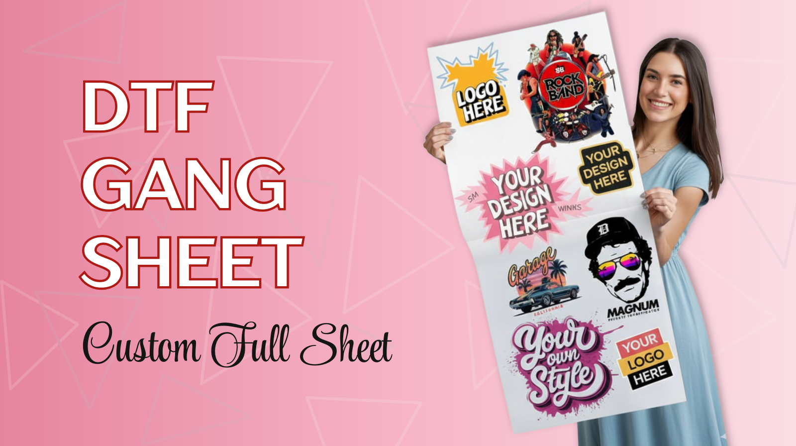 DTF Gang Sheet Printing Guide for Apparel Brands – F & H print